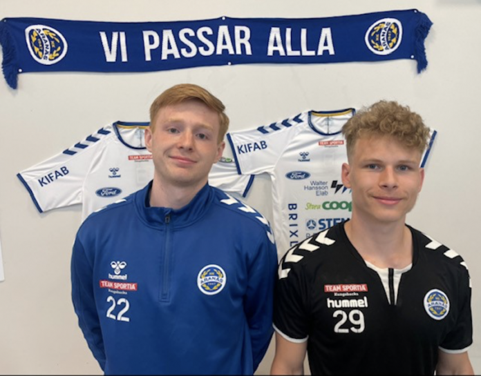 Isac Jönsson och Simon Mattsson testar eliten i Aranäs - Handbollskanalen